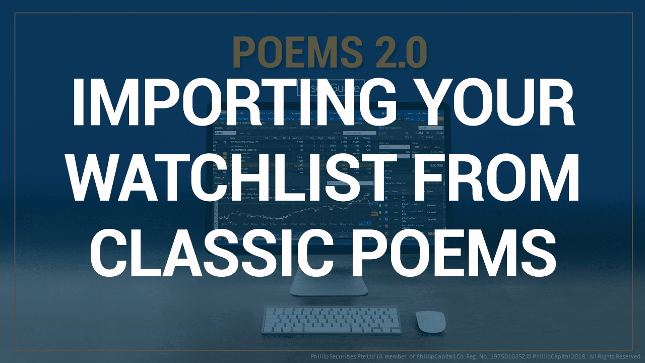 Switching to POEMS 2.0 - POEMS