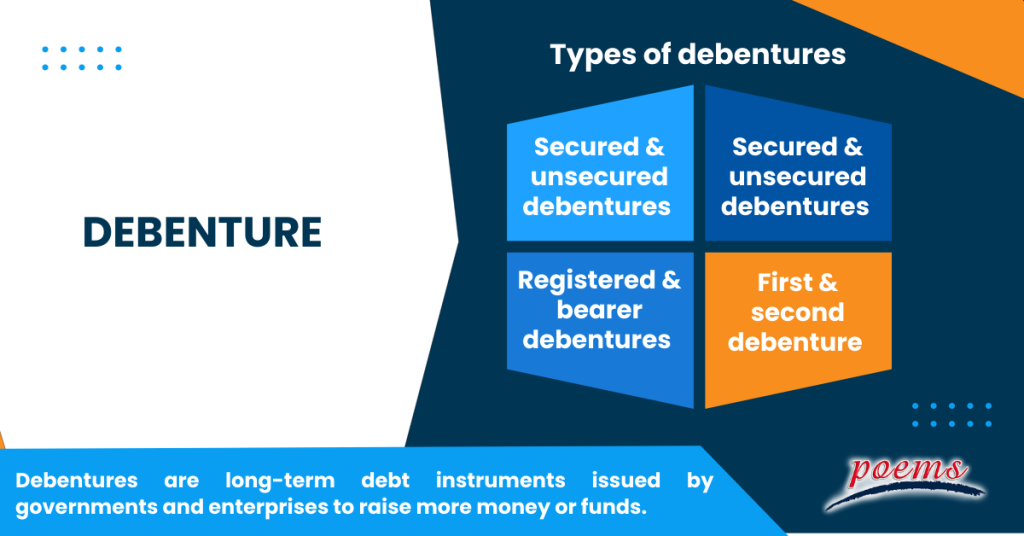 Debenture: What is it, Types, Features, Pros and cons, FAQ | POEMS