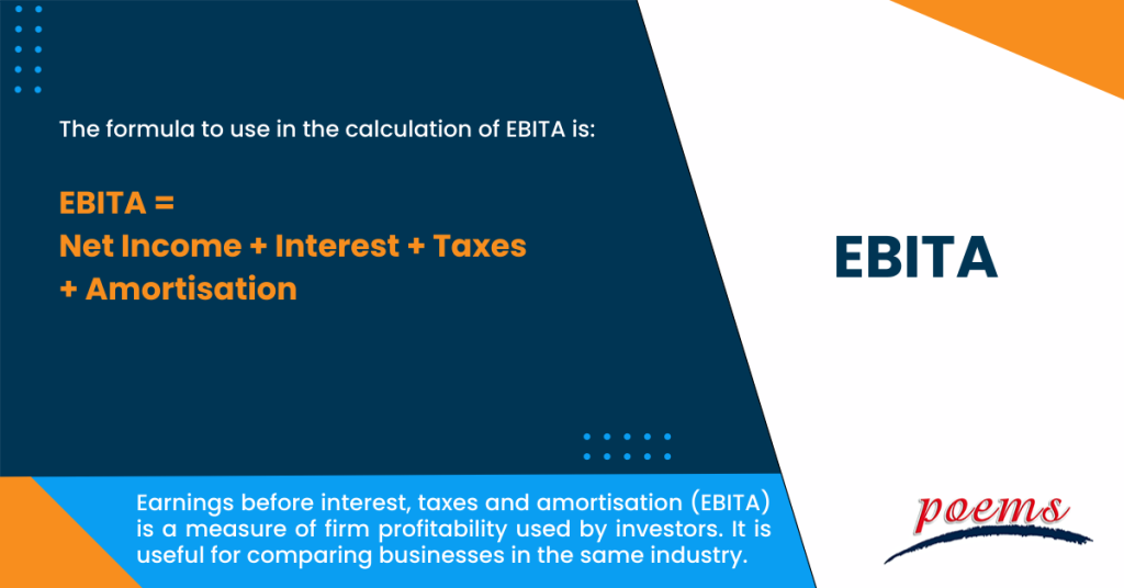 EBITA: What is it, Calculation, Significance, Example, FAQ | POEMS