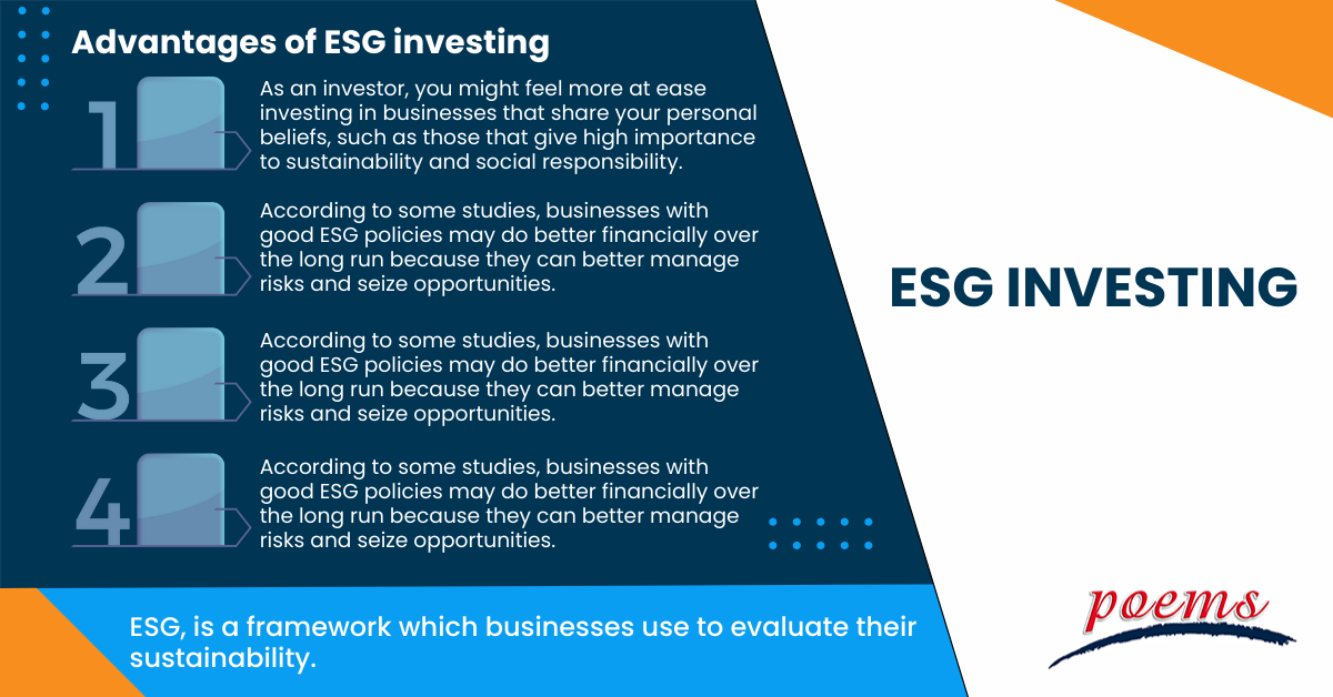 ESG investing: What is it,Working, Advantages, disadvantage, FAQ