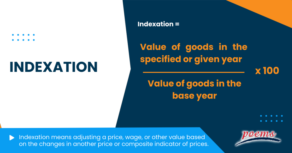 Indexation: What is it, Benefits, Working, Calculation, FAQ | POEMS