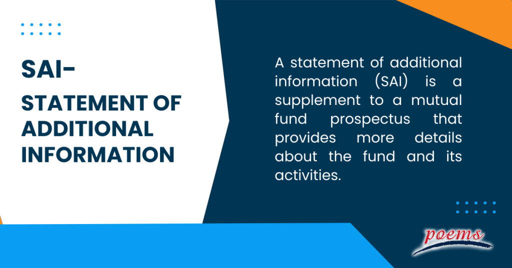 Statement of additional information: What is it, Investing, FAQ