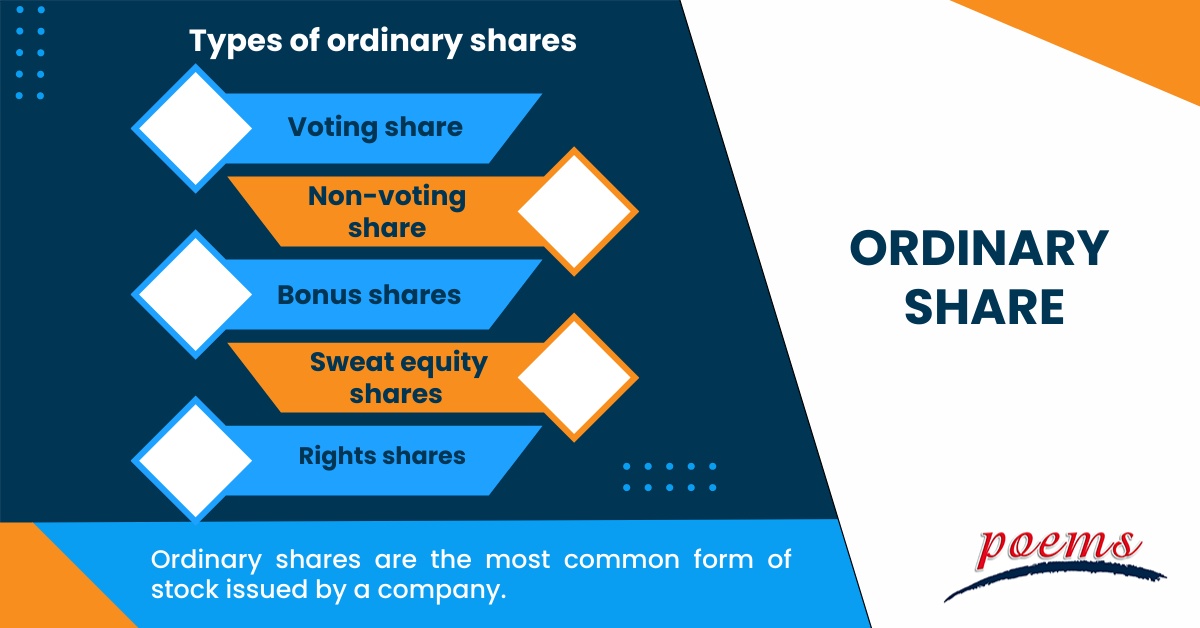 Ordinary share: What is it, Types, Advantages, FAQ | POEMS
