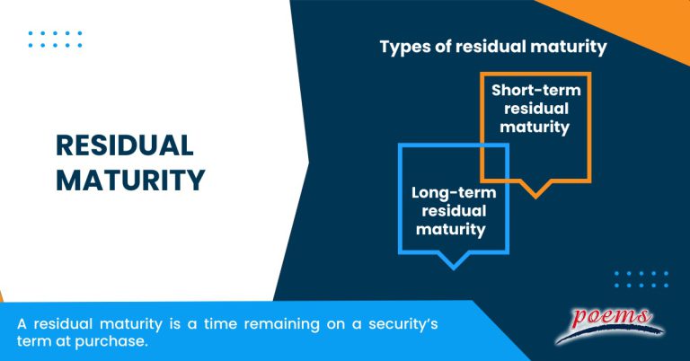 Residual maturity: What is it, importance, types, FAQ | POEMS